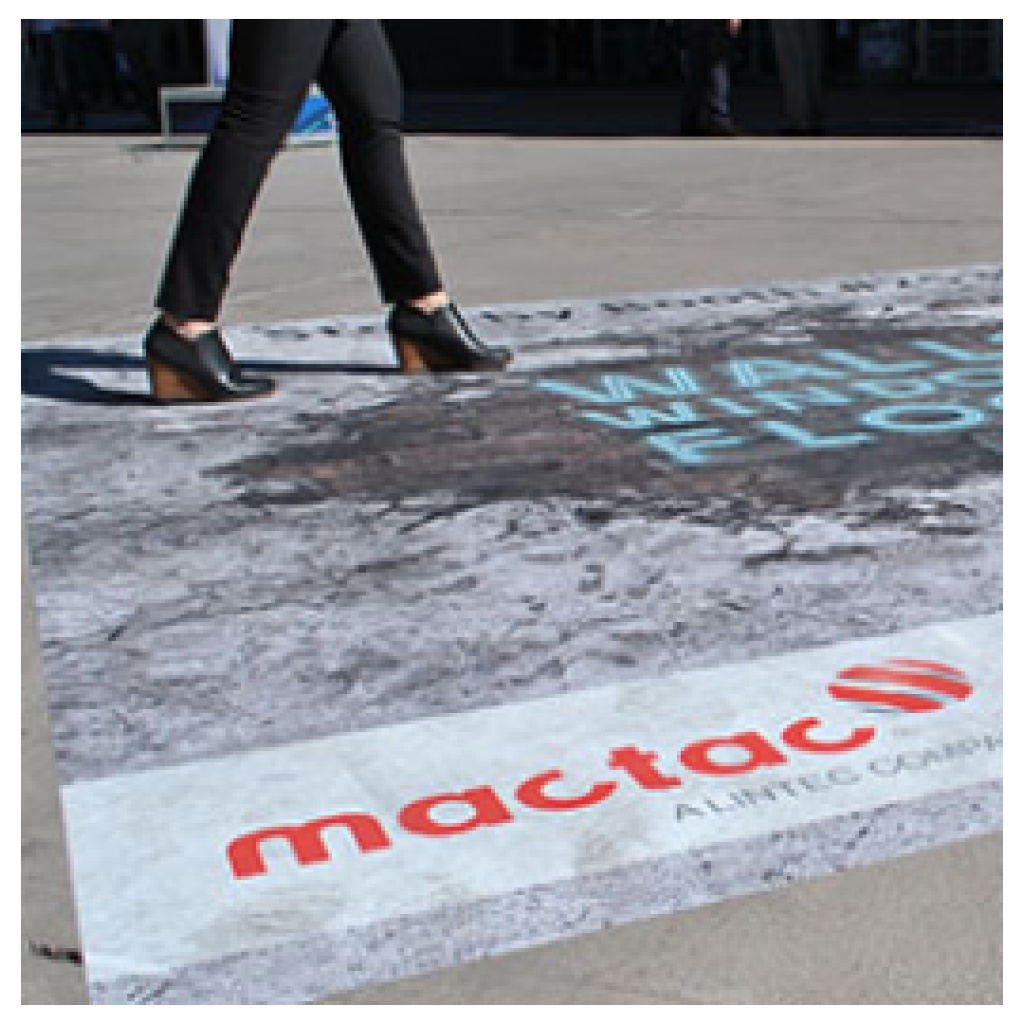 MacTac StreetTRAX Outdoor Floor Vinyl Media - Graphic Commerce Ltd.