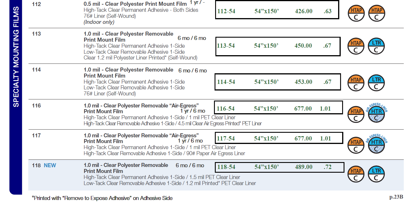 Digital Mounting Films – Graphic Commerce Ltd.