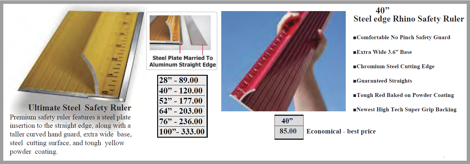 Safety Rulers - Graphic Commerce Ltd.