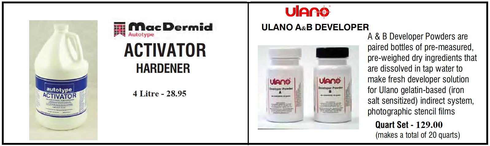 Indirect Screen Stencil Films - Graphic Commerce Ltd.