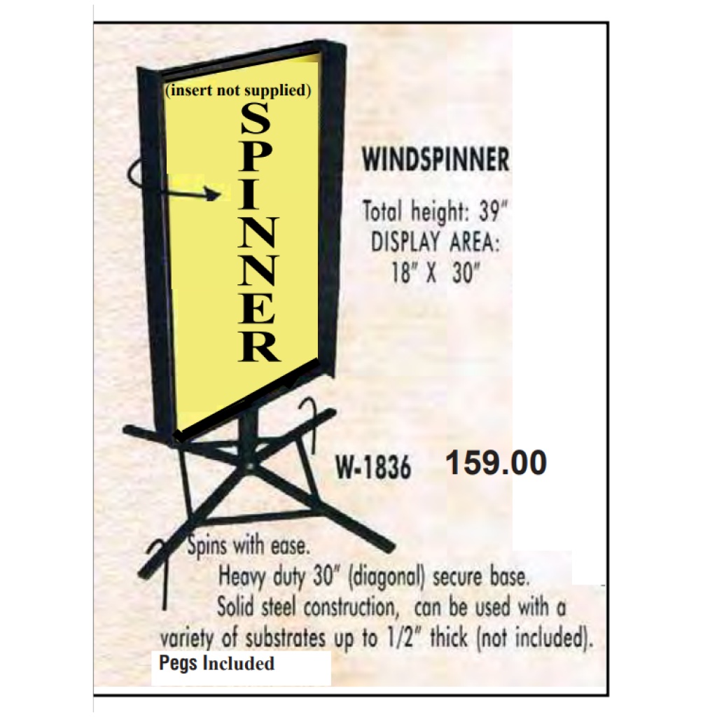 Windspinner Outdoor Sign Holder - Graphic Commerce Ltd.