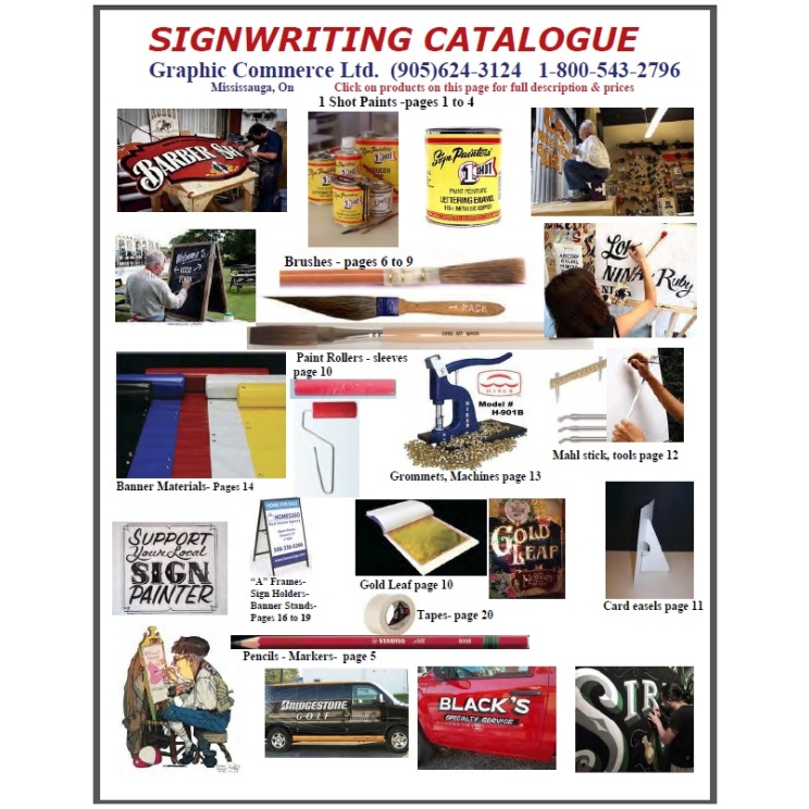 Signwriting Catalogue - Graphic Commerce Ltd.